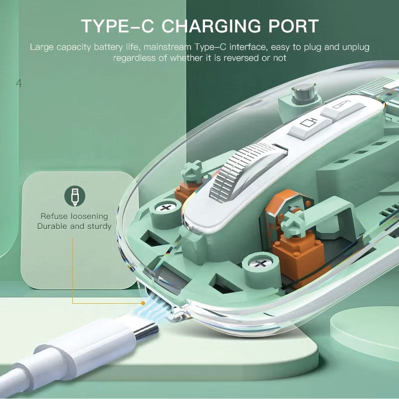 EG-100 Transparent Wireless Mouse – Empire Diary Sdn Bhd